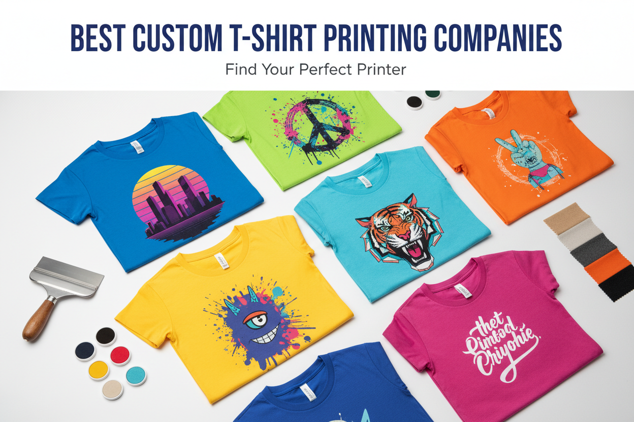 Best Custom T-Shirt Printing Companies: 2026 Guide