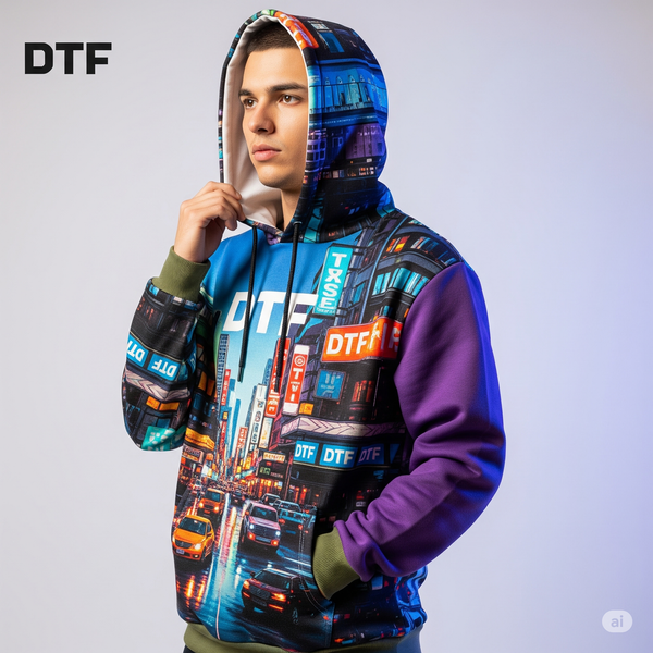 Custom DTF Hoodie – Vibrant, Durable Printed Hoodies – Alpha Print