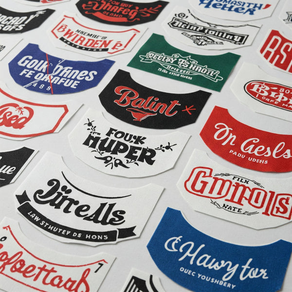 Neck Labels Transfers – Custom Printed for Apparel – Alpha Print