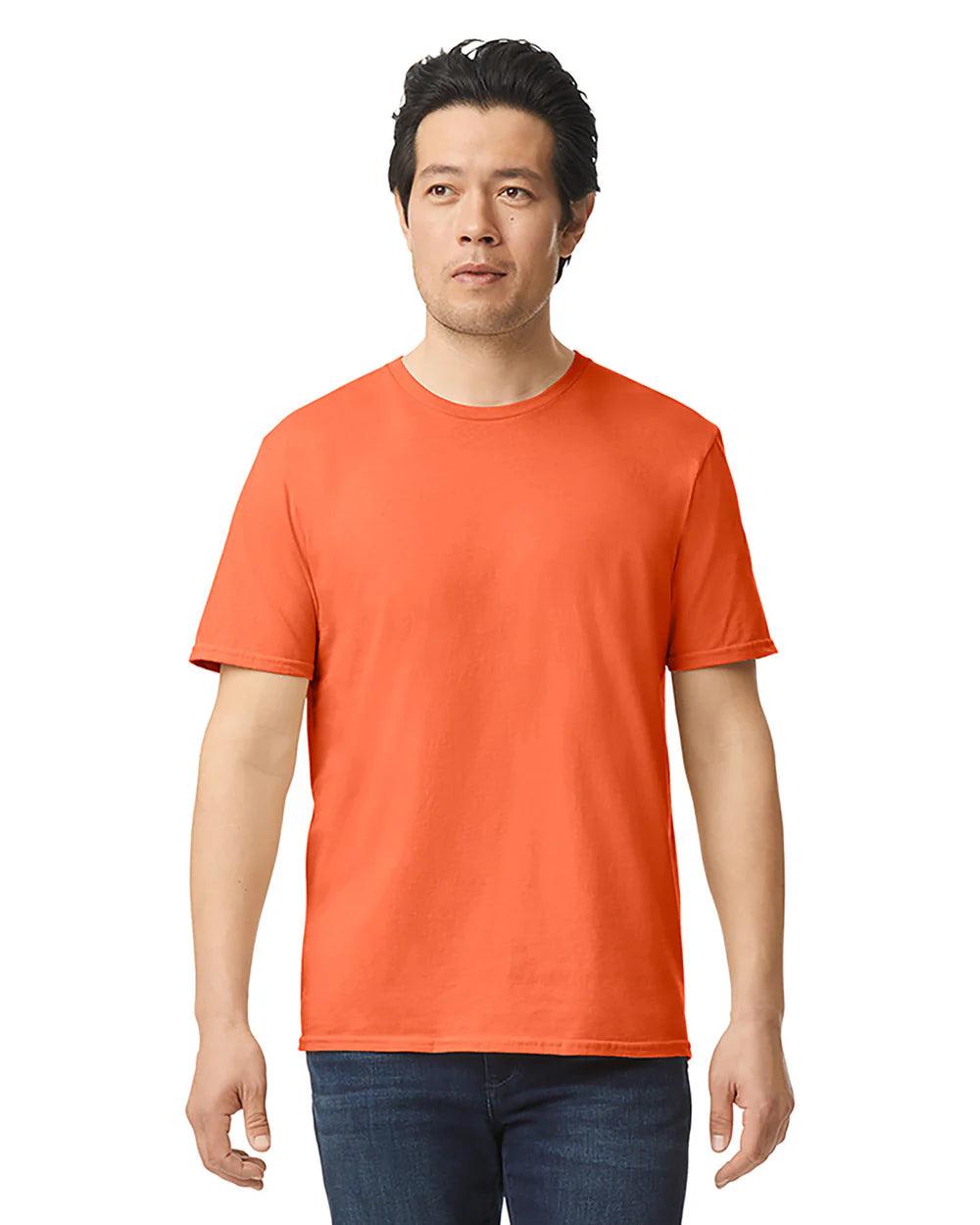 Mafoose Mens Core Cotton male T shirts Orange M Men s Size Medium
