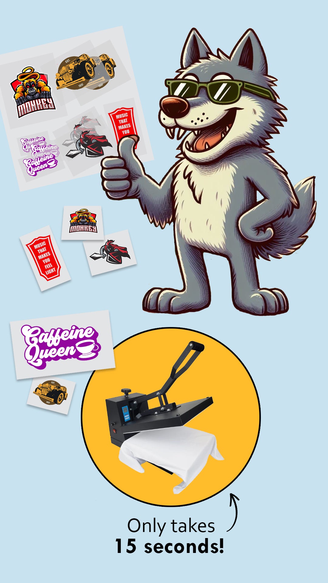 DTF Printing Supplies | Custom DTF Transfer Gang Sheet – Alpha Print